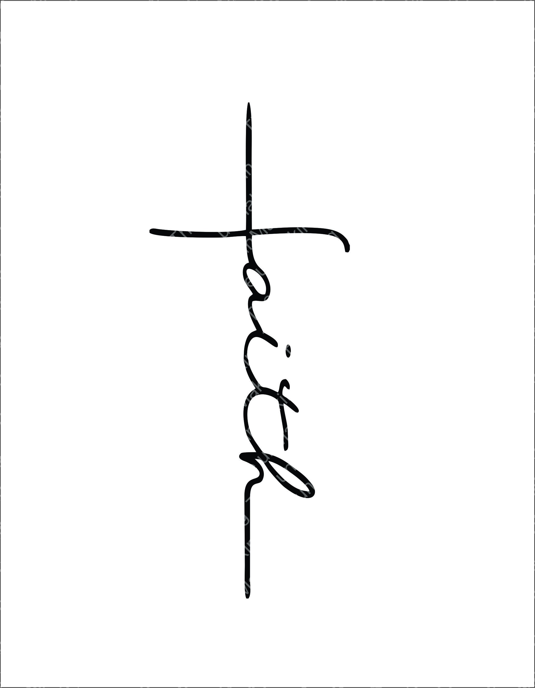 Faith Cross Svg Faith Cross Cut File Faith Cross Clipart Etsy