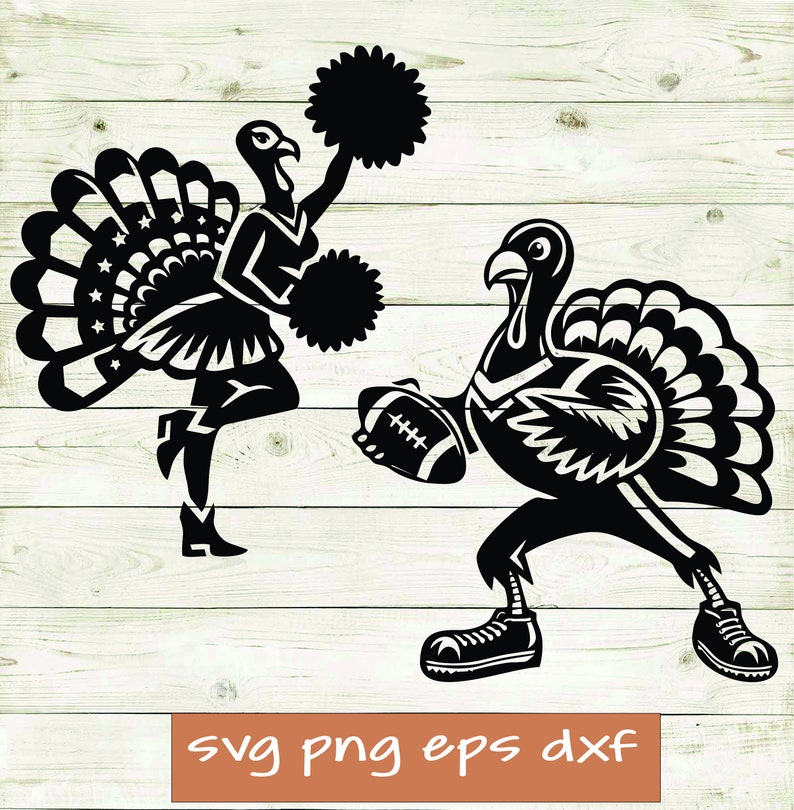 Thanksgiving Svg, Turkey Svg, Cheer Svg, Football Svg, Cricut and ...