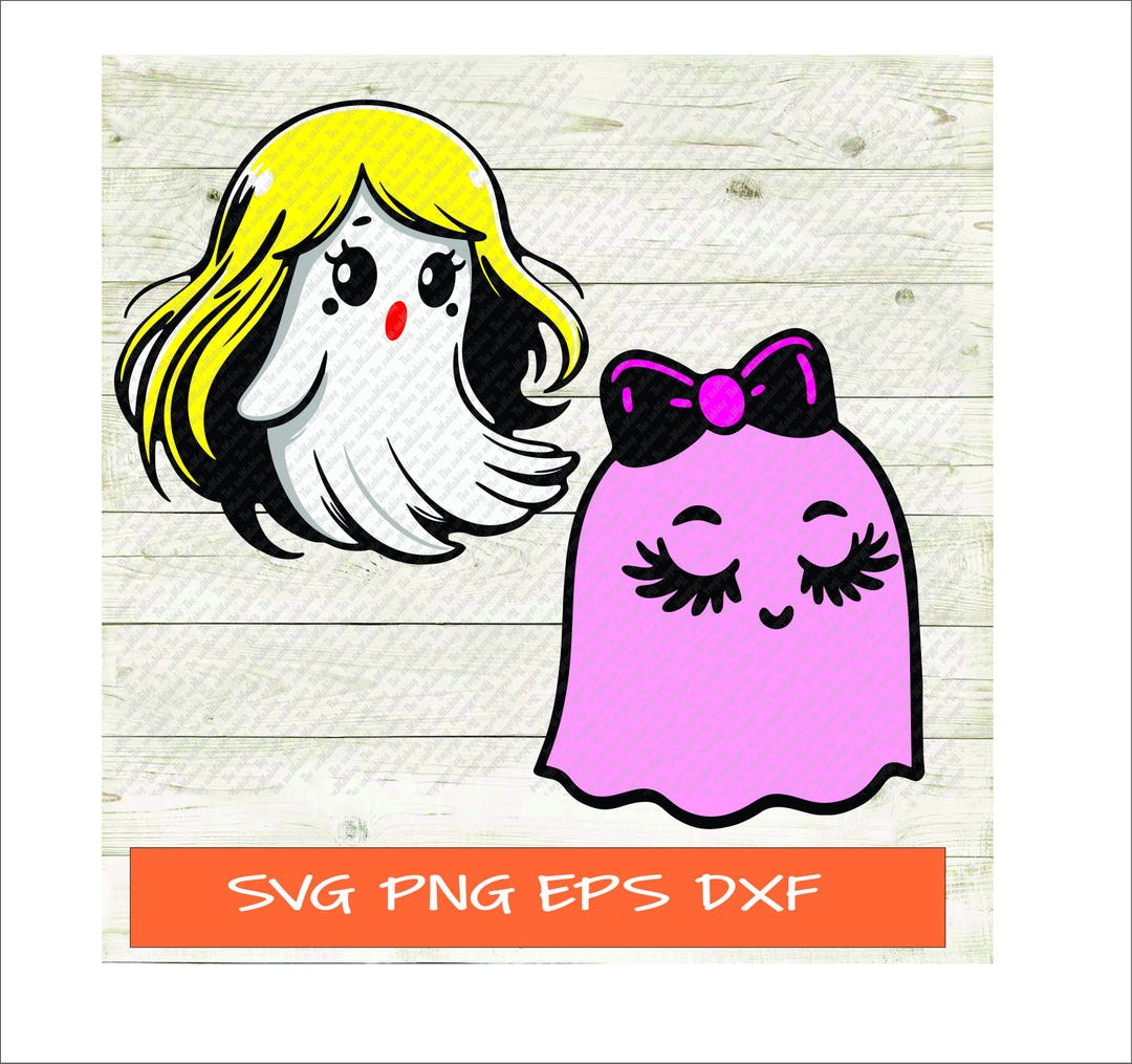 Ghost Svg, Girl Ghost Svg, Halloween Svg, Girl Boo Svg, Baby Kids Svg ...