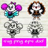 Halloween Cheer Ghosts Svg, Cheer Svg, Cheerleader Ghost Svg, Cricut ...