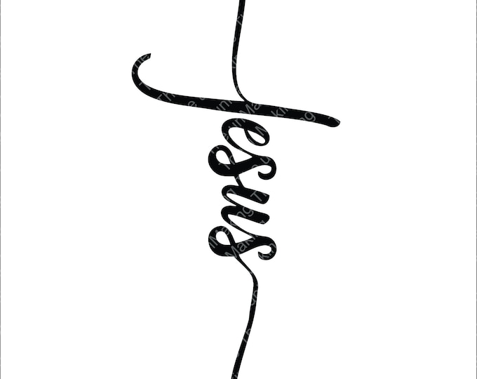 Jesus Svg CUT File, Jesus Cross Svg Christian Faith Cross Svg File ...