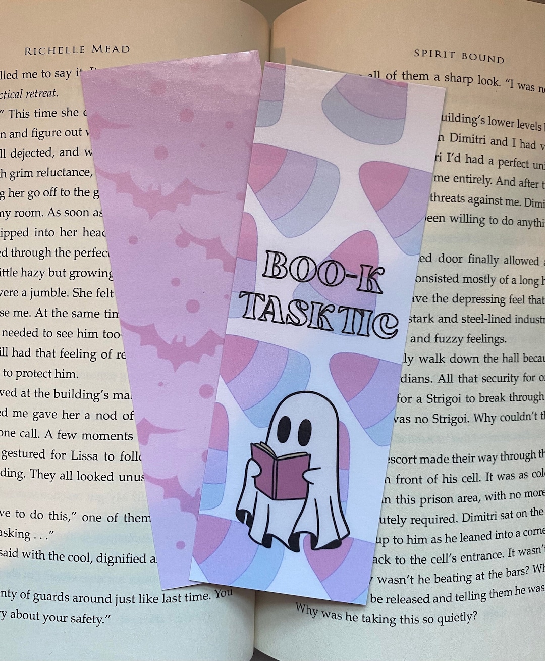 Spooky Cute Pastel Goth Bookmark | Spooky Season Bookmark, Cute Ghosty ...