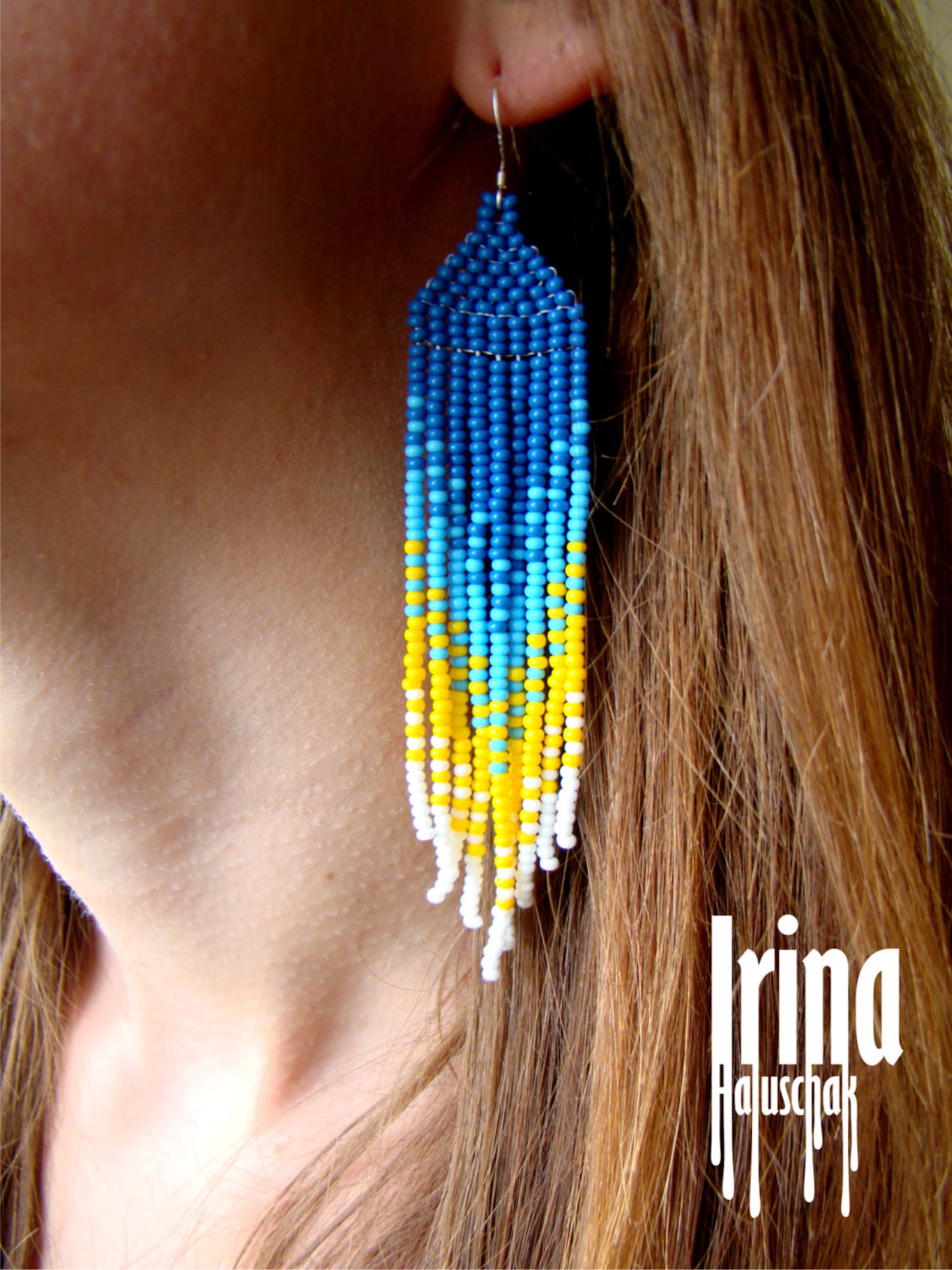 Beaded Earrings, Seed Bead Earrings, Modern Earrings, Boho Earrings ...