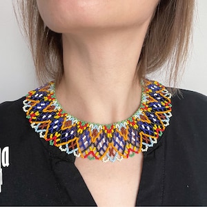 Replica of Ancient Greenland Beaded Necklace NUILARMIUT Seed Bead ...