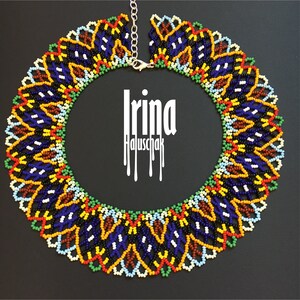 Replica of Ancient Greenland Beaded Necklace NUILARMIUT Seed Bead ...