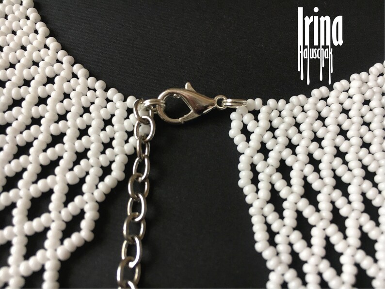 RBG Collar Necklace Ginsburg Beaded Jewelry Seed Bead Collar | Etsy