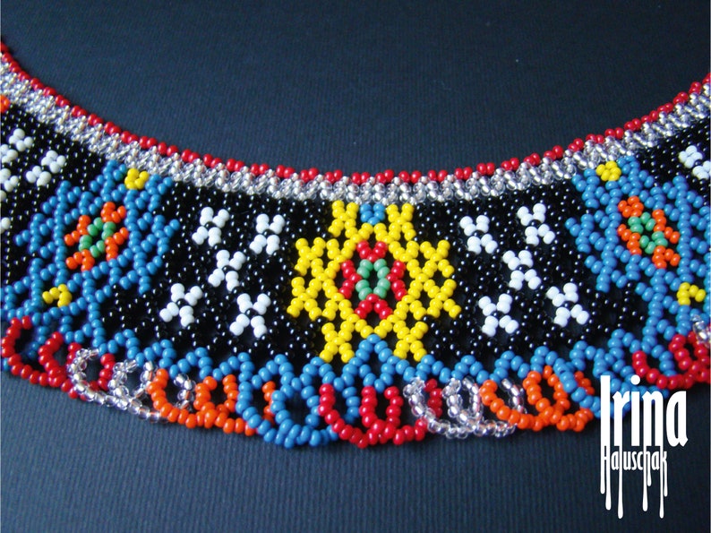 Traditional Ukrainian Jewelry Ukraine Beaded Necklace Boho - Etsy