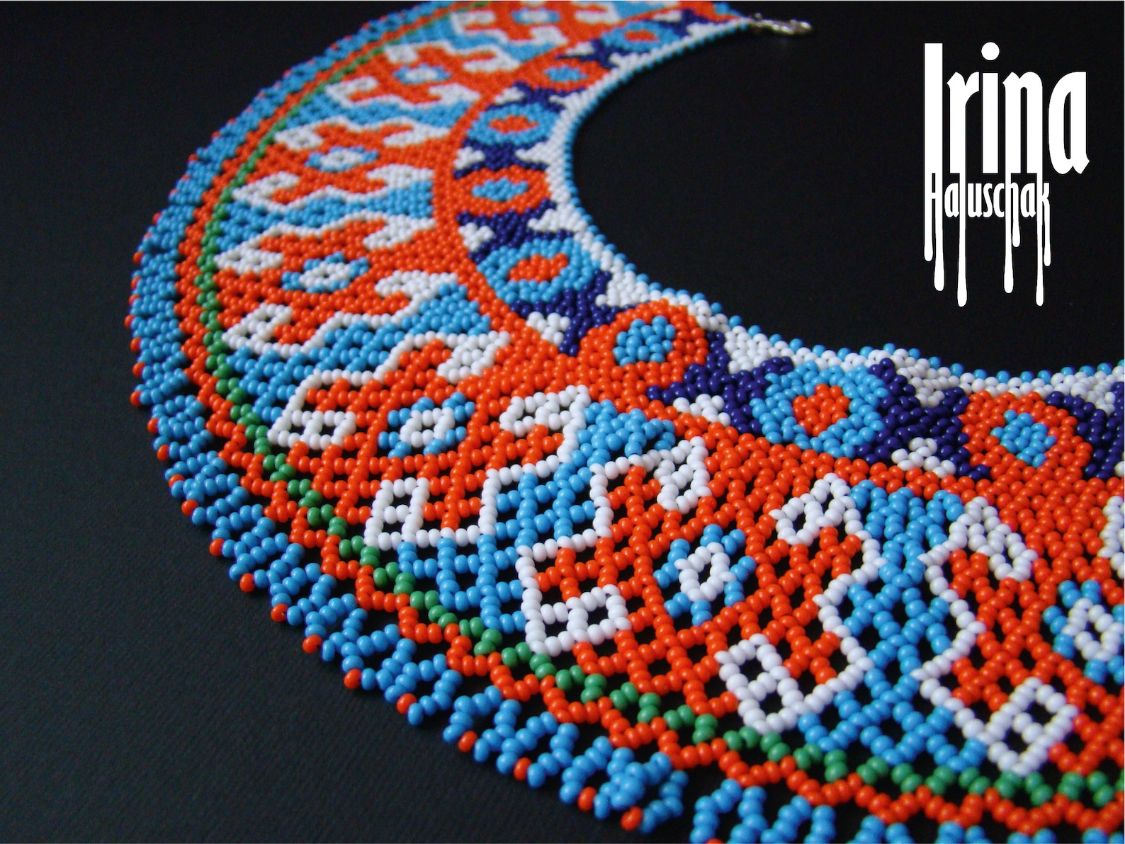 Ukraine Jewelry Beaded Necklace Sylyanka Seed Bead Collar Bead - Etsy