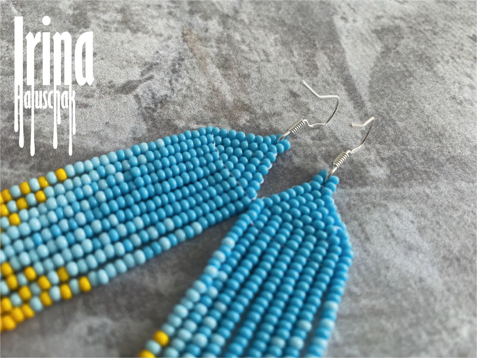 Beaded Earrings Seed Bead Earrings Boho Earrings Fringe - Etsy