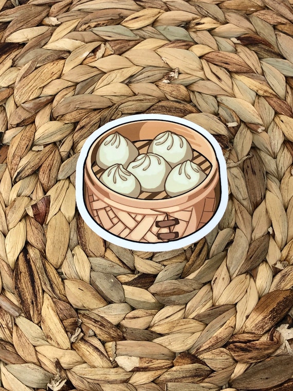 Sticker Dumpling Sticker Dim Sum Sticker Water Bottle | Etsy