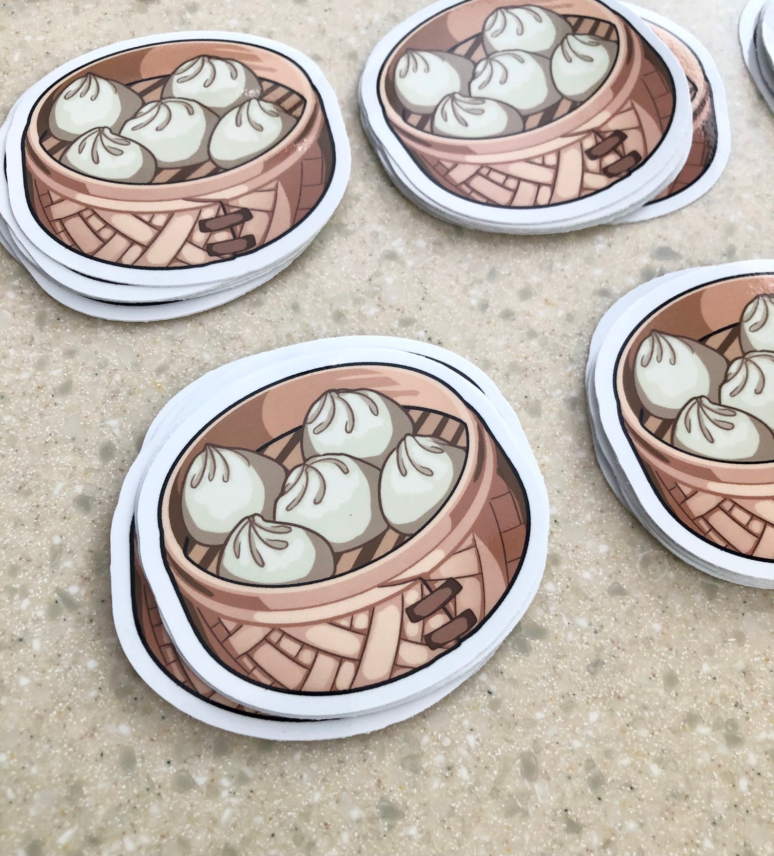 Sticker Dumpling Sticker Dim Sum Sticker Water Bottle - Etsy