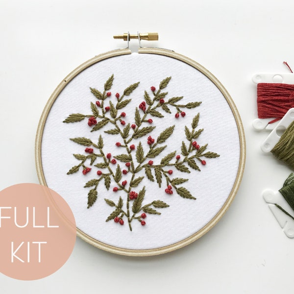 Birth Month Flower Hand Embroidery - Etsy