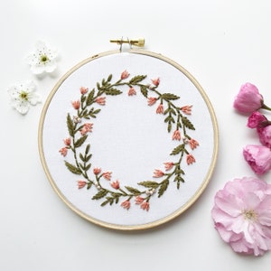 May Floral Embroidery Pattern // Lily Embroidery Pattern // DIY ...
