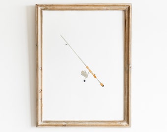 Fishing Rod Art - Etsy