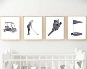Golf Warm up Poster Golf Training Exercise Chart - Etsy