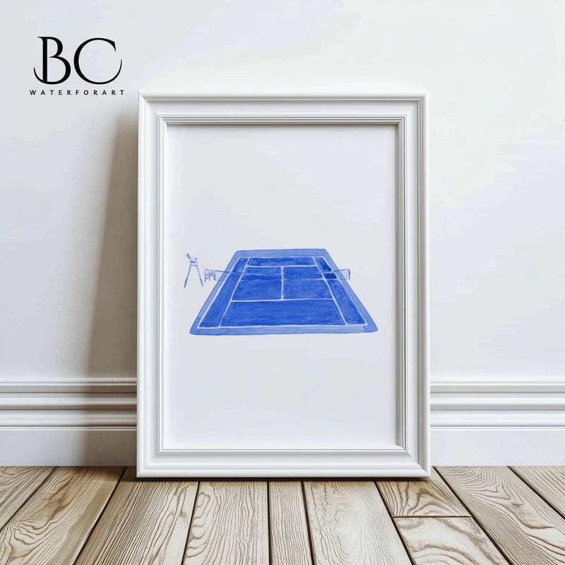 Tennis Print - Etsy