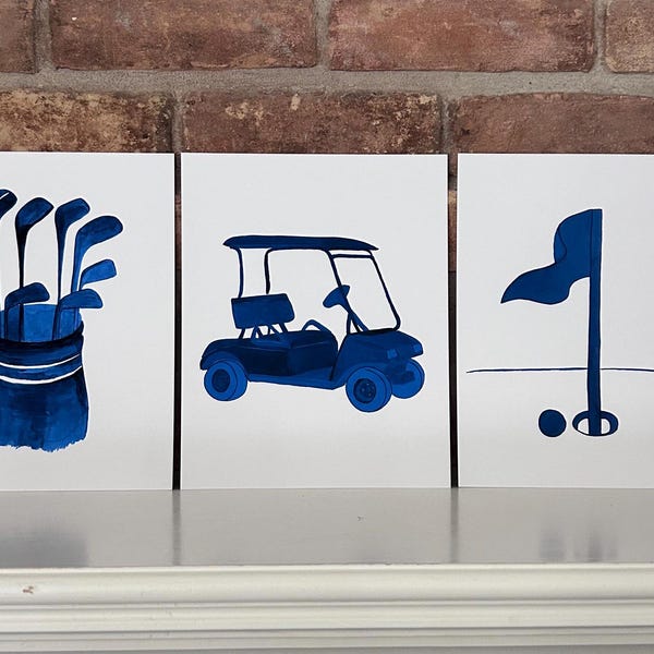 Golf Print - Etsy