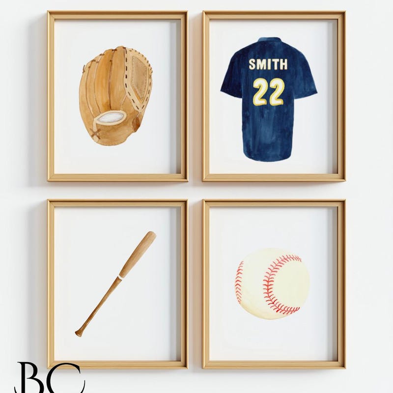 Baseball Art Print - Etsy