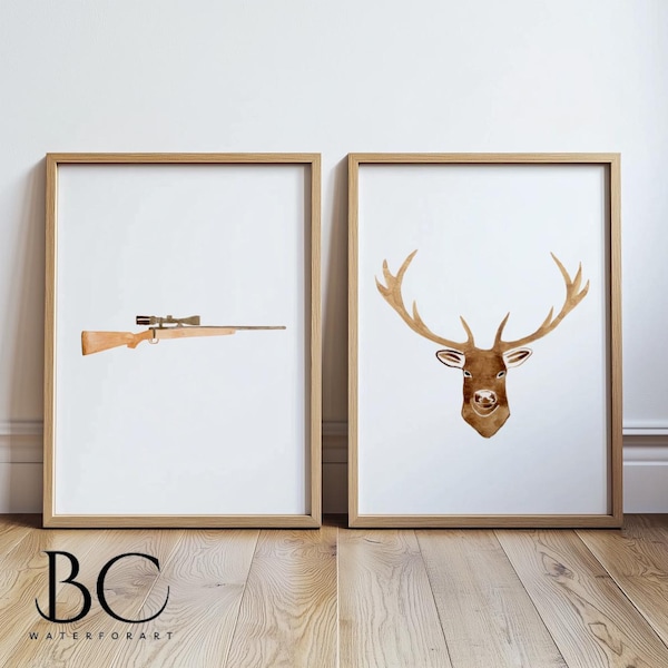 Hunting Wall Decor - Etsy