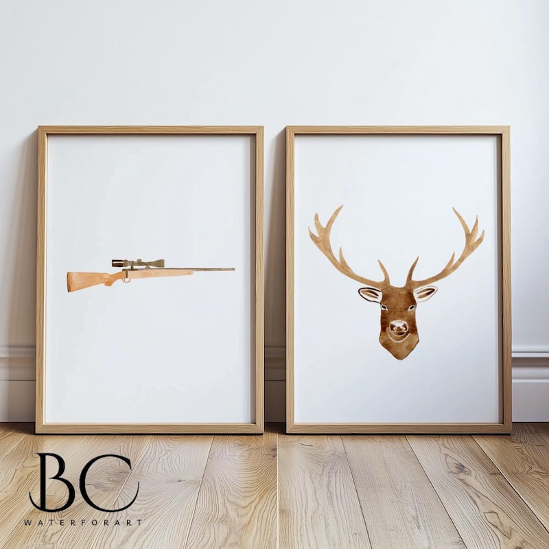 Hunting Wall Decor - Etsy
