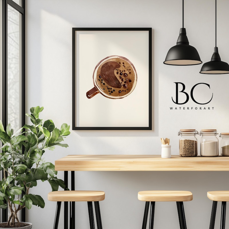 Kitchen Coffee Art - Etsy
