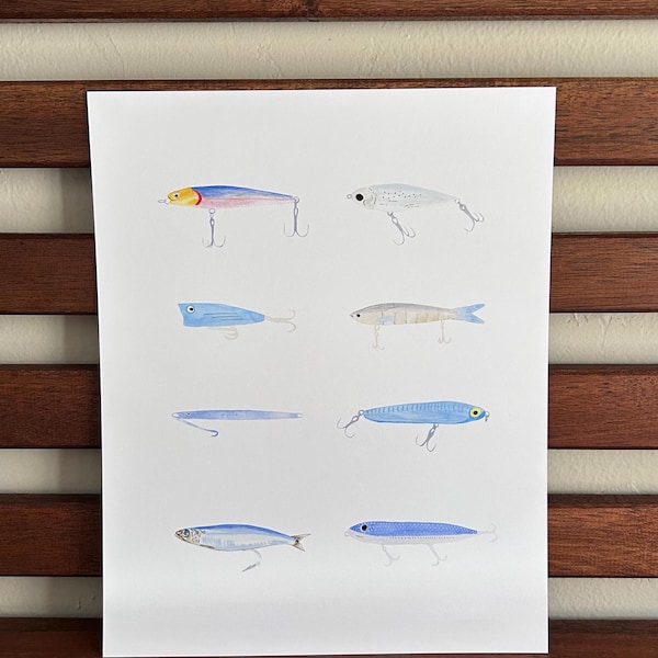 Fishing Lure Art - Etsy