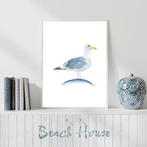 Watercolor Coastal Gallery Wall Art, Nautical Art Print Set of 5, Ocean ...