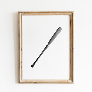 Watercolor Blue Baseball Print Set, Sport Art Prints, Baseball Bat ...