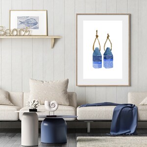 Watercolor Coastal Gallery Wall Art, Nautical Art Print Set of 5, Ocean ...