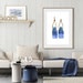 Watercolor Coastal Gallery Wall Art, Nautical Art Print Set of 5, Ocean ...