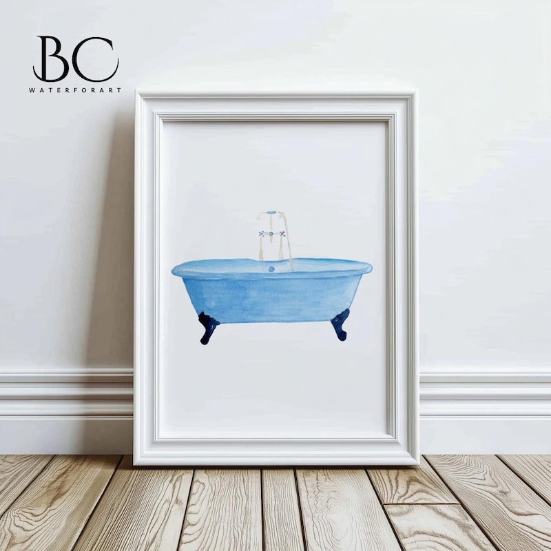Bathtub Art Print - Etsy