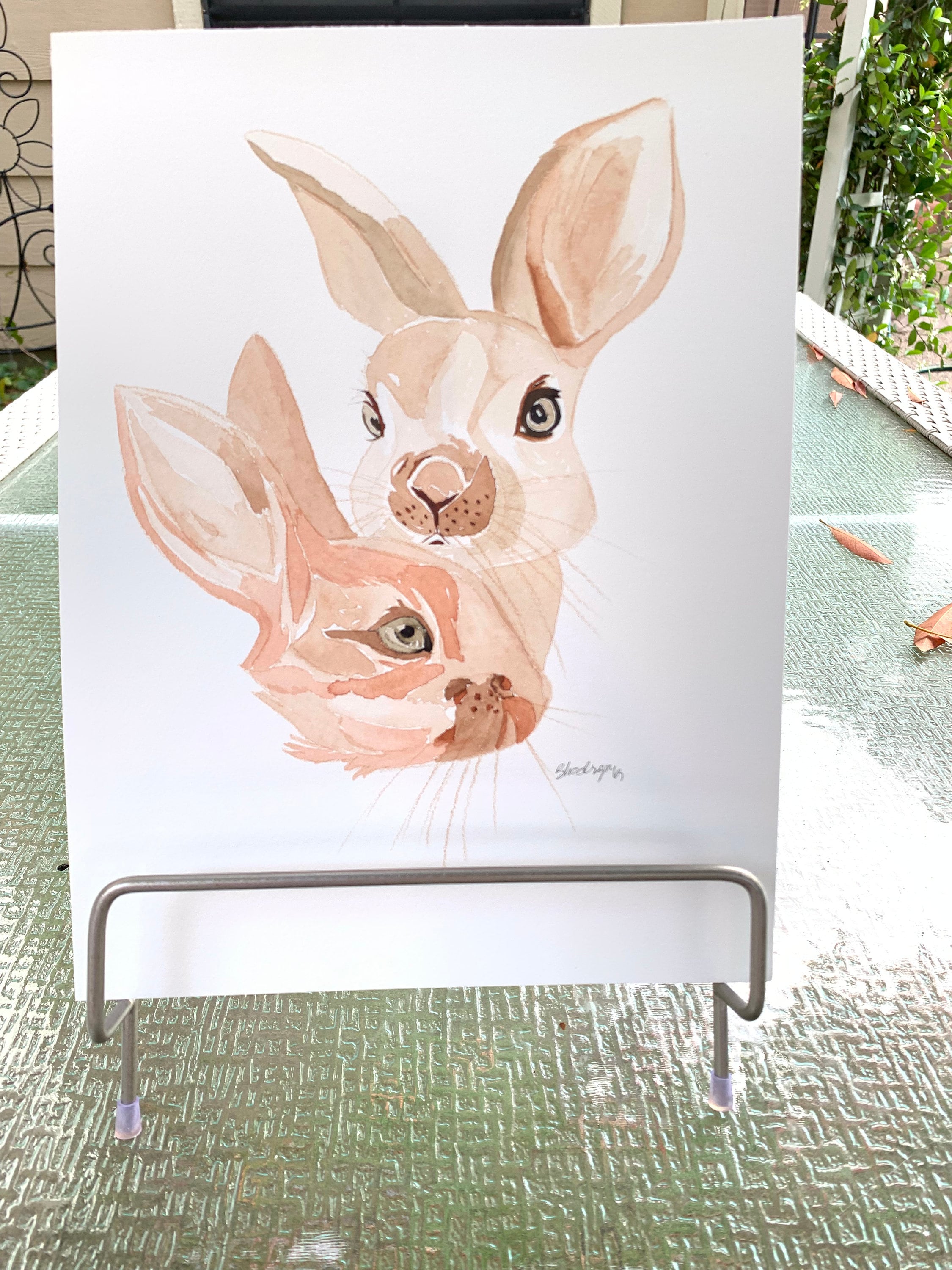 Rabbit Nursery Decor Nursery Wall Art Decor rabbit print | Etsy