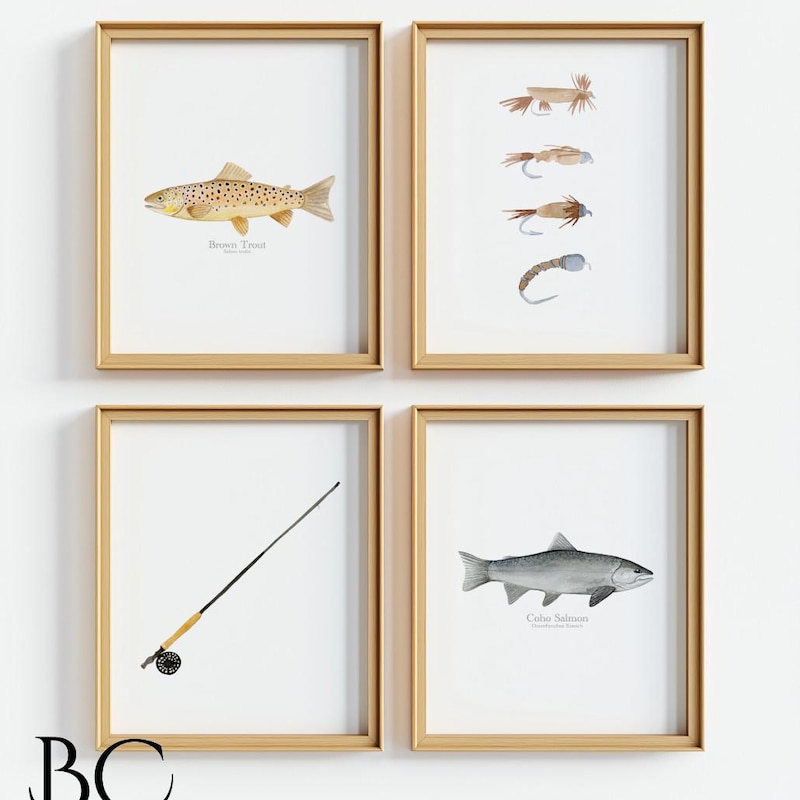 Fly Fishing Art - Etsy