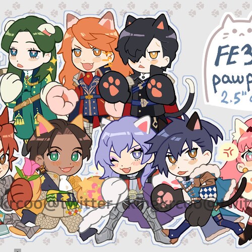 Dimitri X Felix Fire Emblem Three Houses Print A5 | Etsy