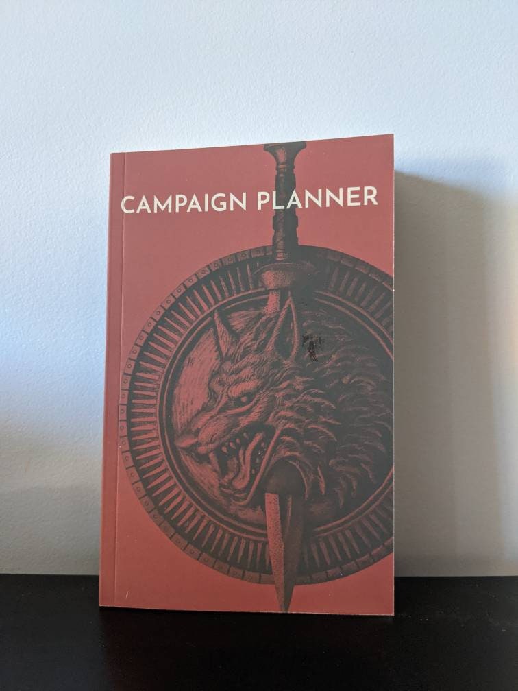 RPG Campaign Planner Notebook Dungeons and Dragons - Etsy