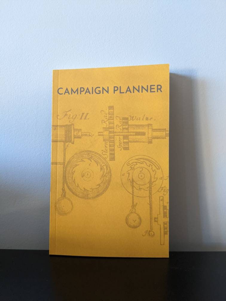 RPG Campaign Planner Notebook Dungeons and Dragons - Etsy