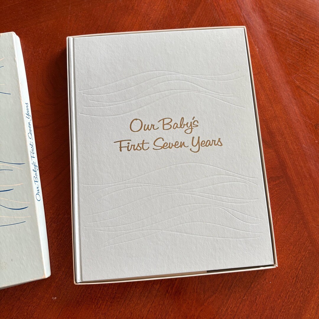 Vintage "our Baby's First Seven Years" Memory Book - No. 300 - Etsy