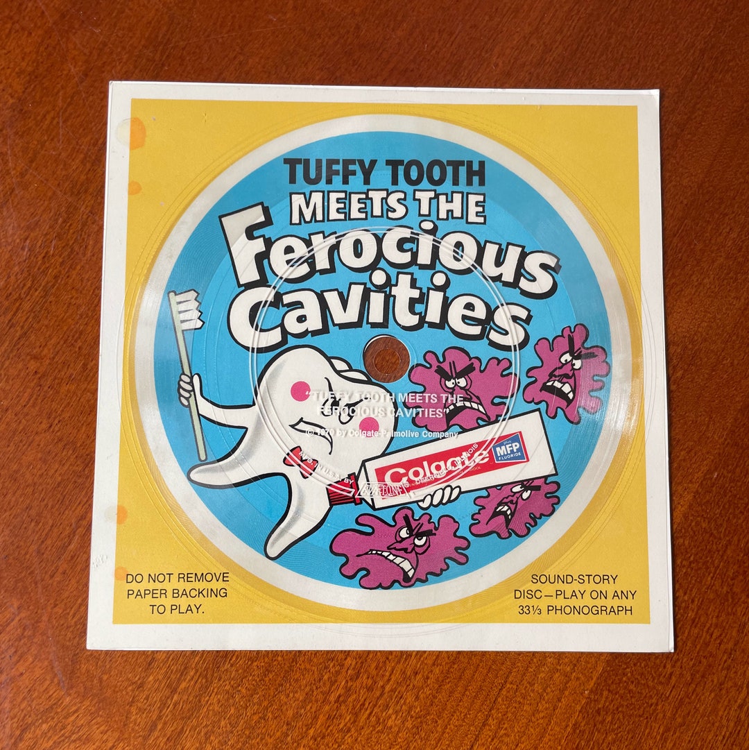 Vintage Tuffy Tooth Meets the Ferocious Cavities Colgate Sound Story ...