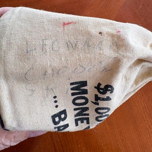 Vintage Coin Bank 1,000,000 Money Bag Bank Novelty Piggy Bank - Etsy