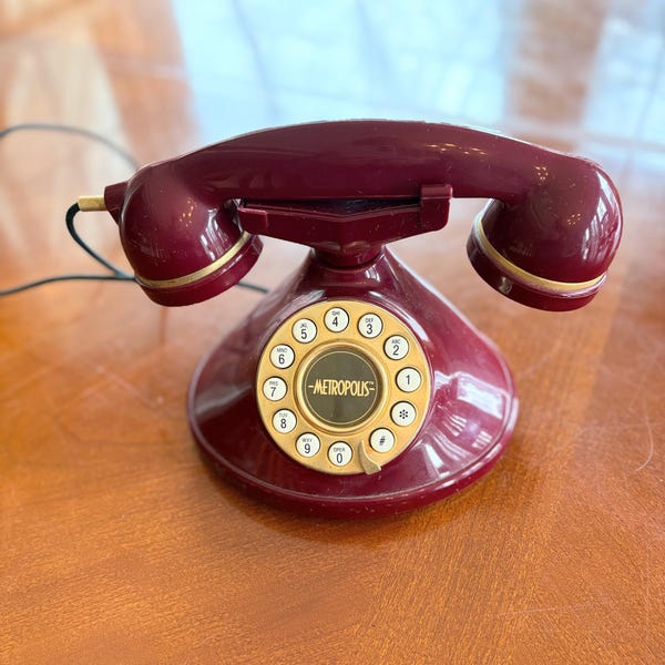 Vintage Wall Phone - Etsy