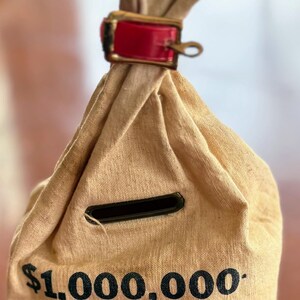 Vintage Coin Bank 1,000,000 Money Bag Bank Novelty Piggy Bank - Etsy
