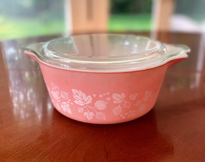 Vintage Pyrex Pink Casserole With Lid 475-B 2.5 QT Pyrex Pink ...
