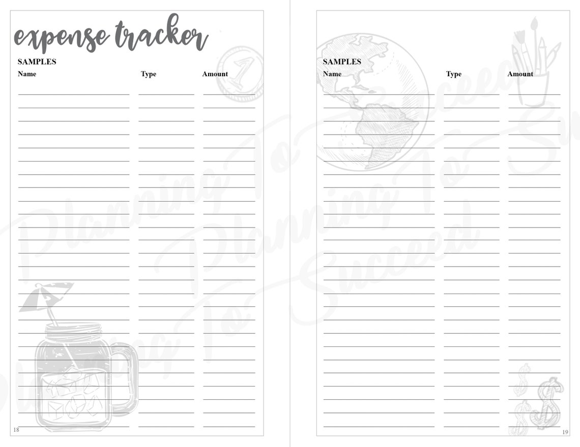 Double Plexus Planner and IPA Tracker - Etsy