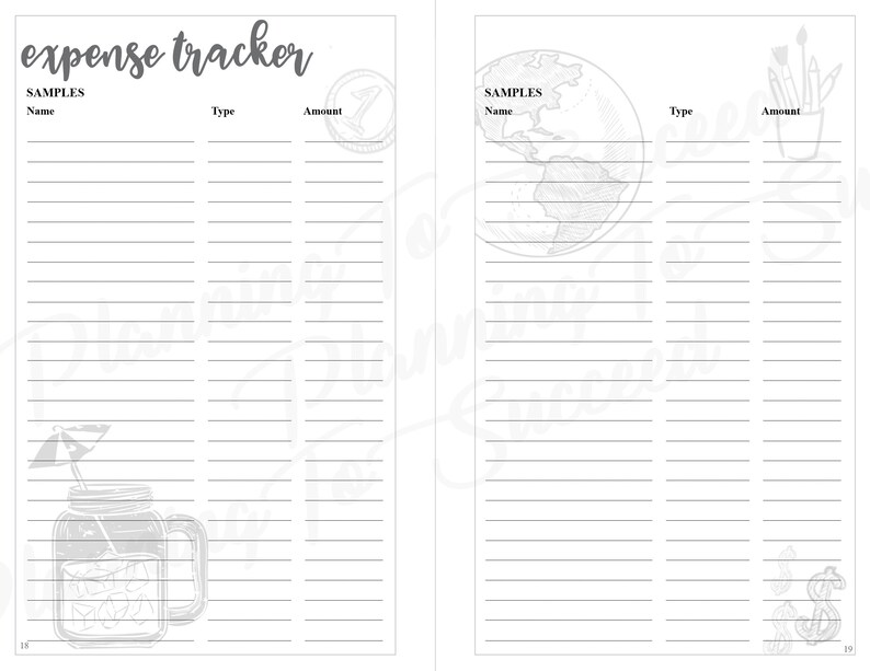 Double - Plexus Planner and IPA Tracker - Etsy