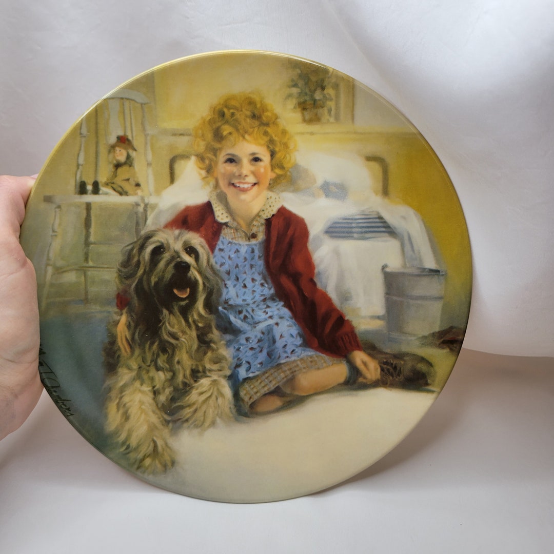 Annie and Sandy Plate Edwin Knowles Plate Vintage Collectibles Plates ...