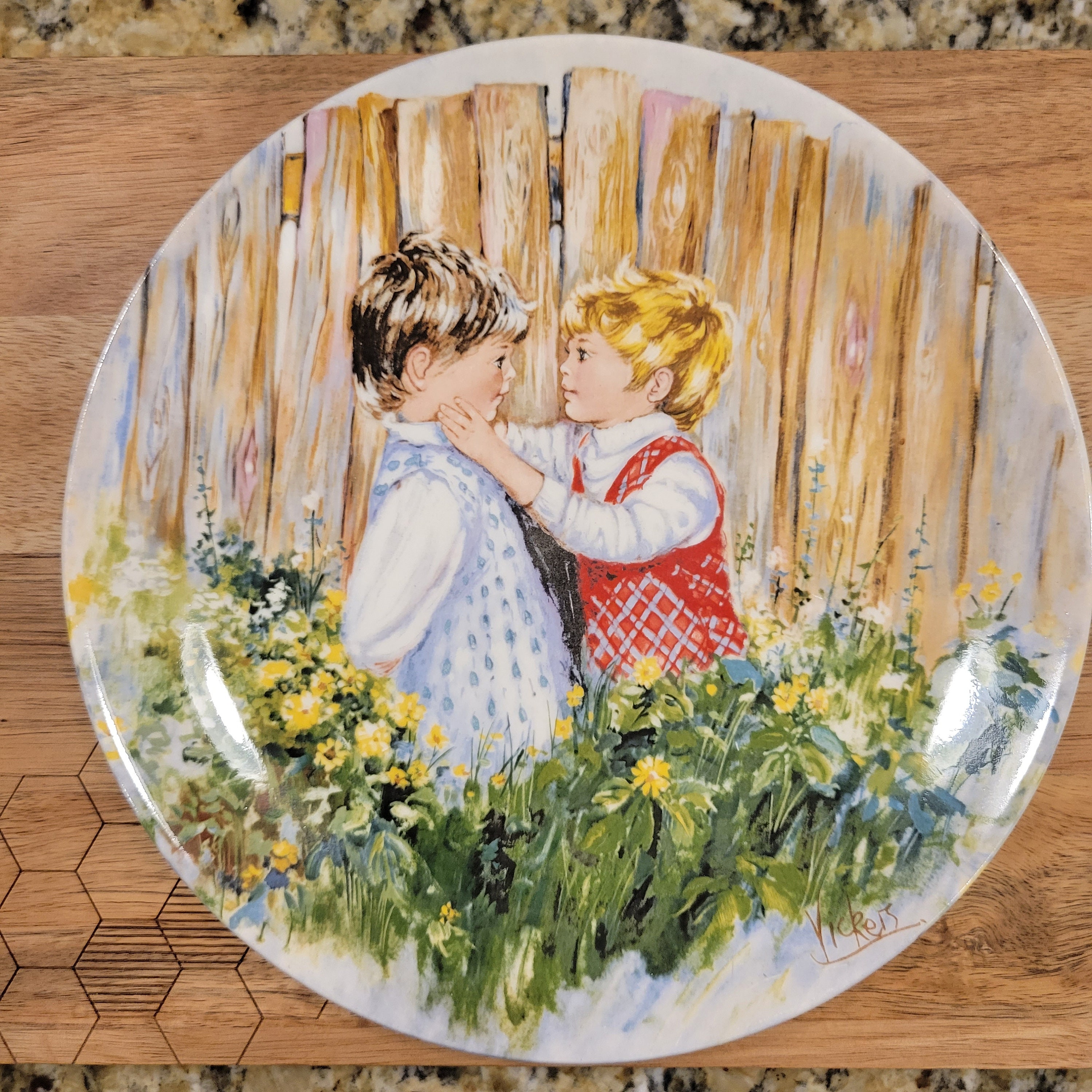 Wedgwood Plate Be My Friend Plate Mary Vickers Plate - Etsy