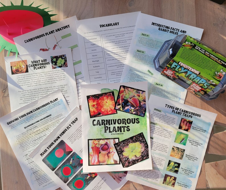 Carnivorous Plants Unit Study - Etsy