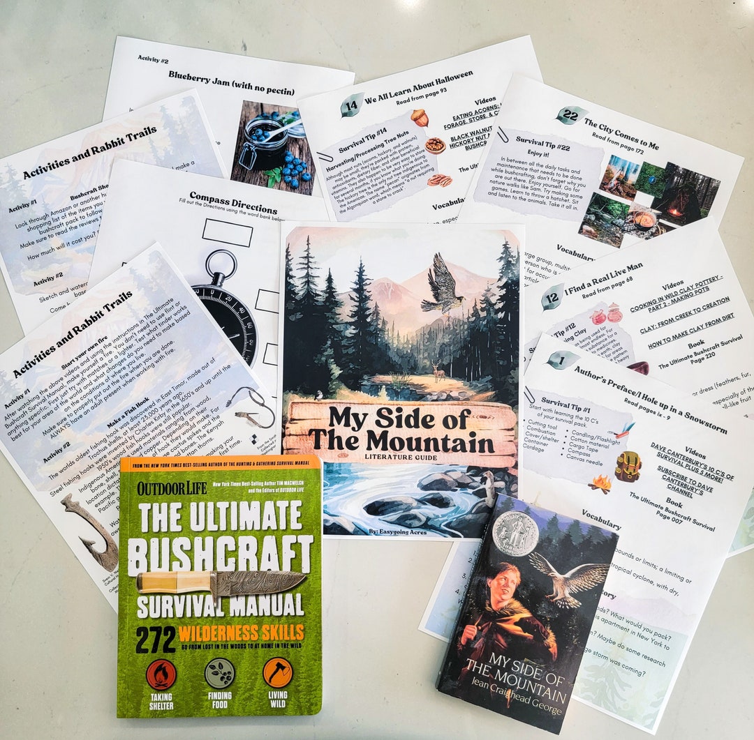 My Side of the Mountain Literature Guide - Etsy