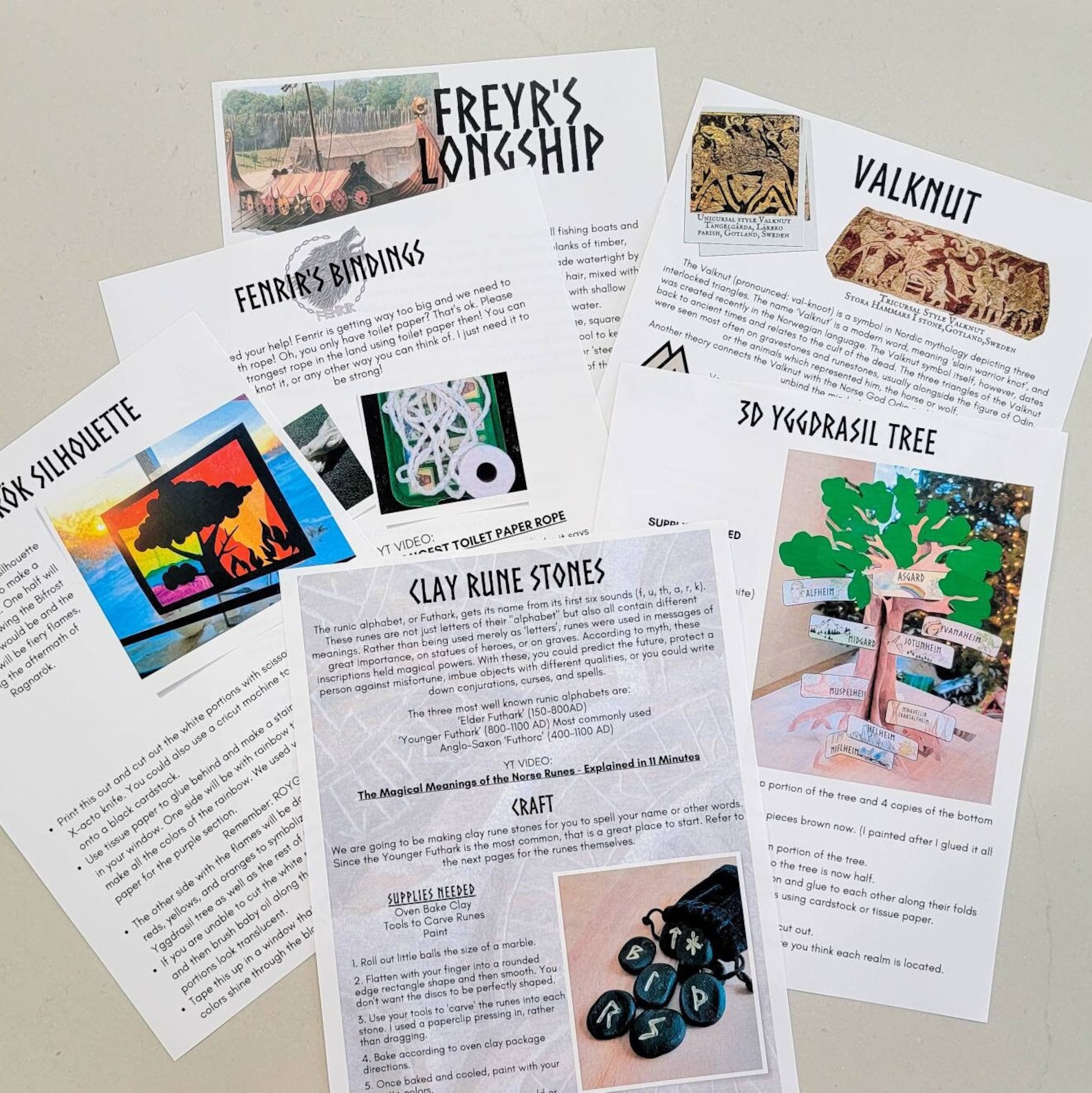 Norse Mythology Unit Study - Etsy