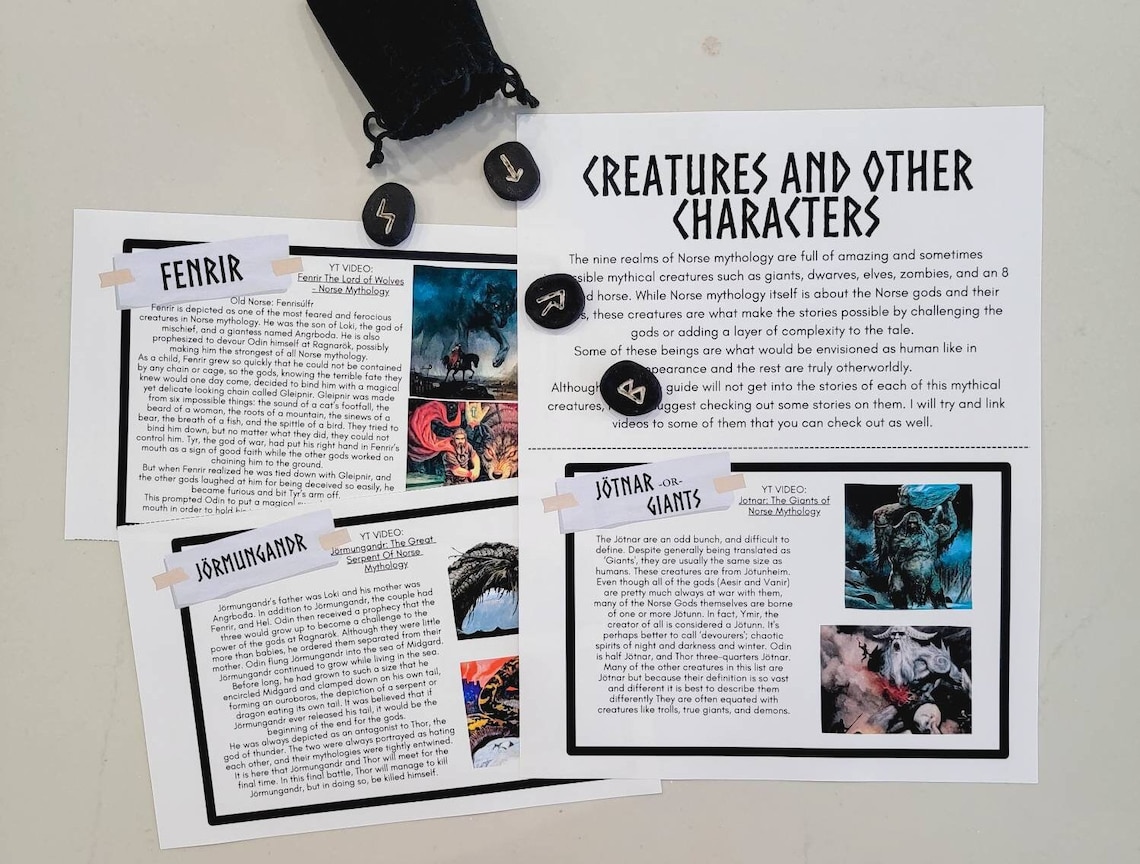 Norse Mythology Unit Study - Etsy